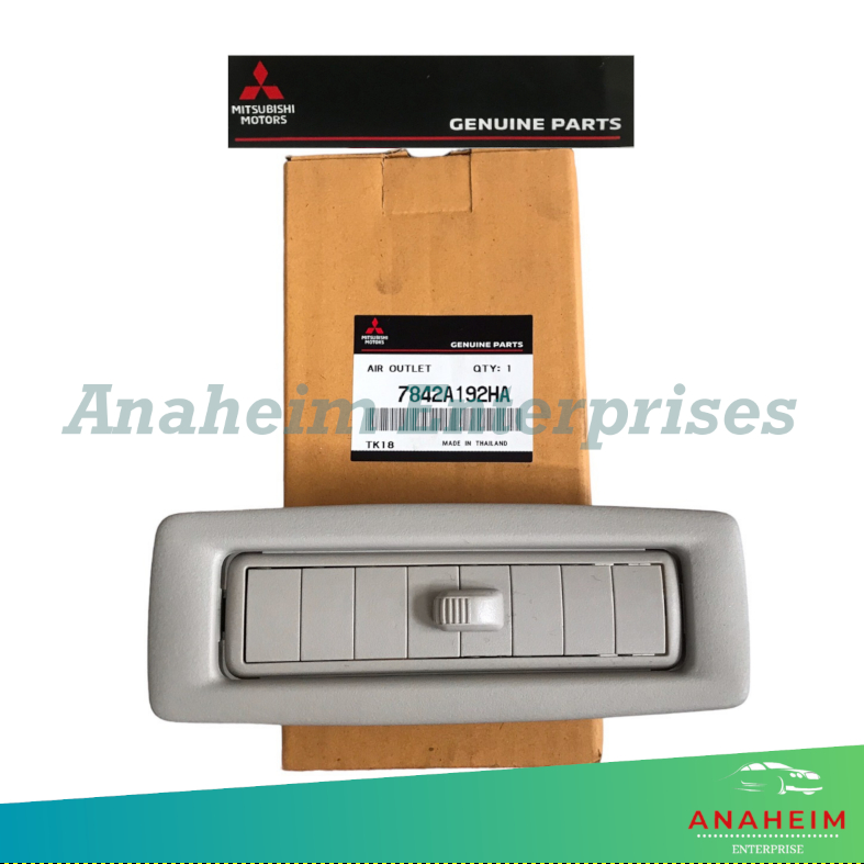 Mitsubishi Montero GT 2016 - 2023 Aircon Outlet Rear Vent (Fully Closed ...