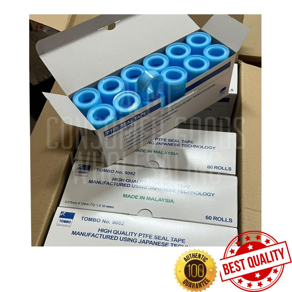 ORIGINAL TOMBO Teflon Tape Pipe Thread Seal Tape | Shopee Philippines