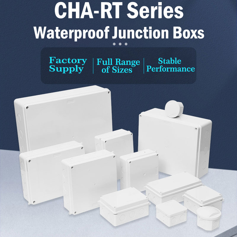 Waterproof Plastic Box Distribution Box White IP65 Waterproof Outdoor ...