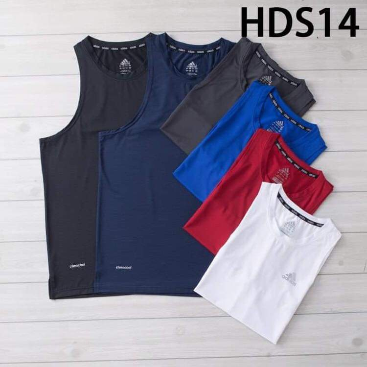 Adidas dry-fit sando men's fitness training basketball sports ...