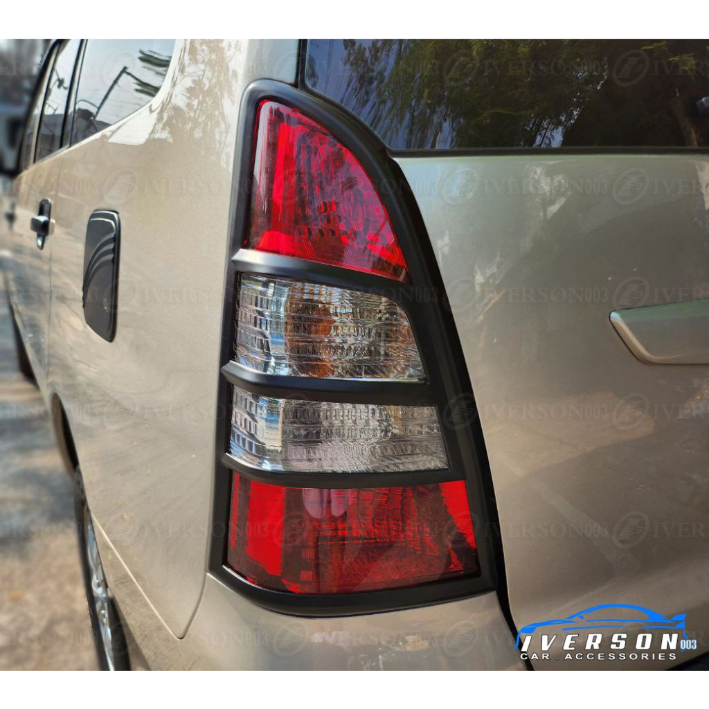 Black Combo Garnish Cover Set for Toyota Innova 2012 to 2015 | Shopee ...