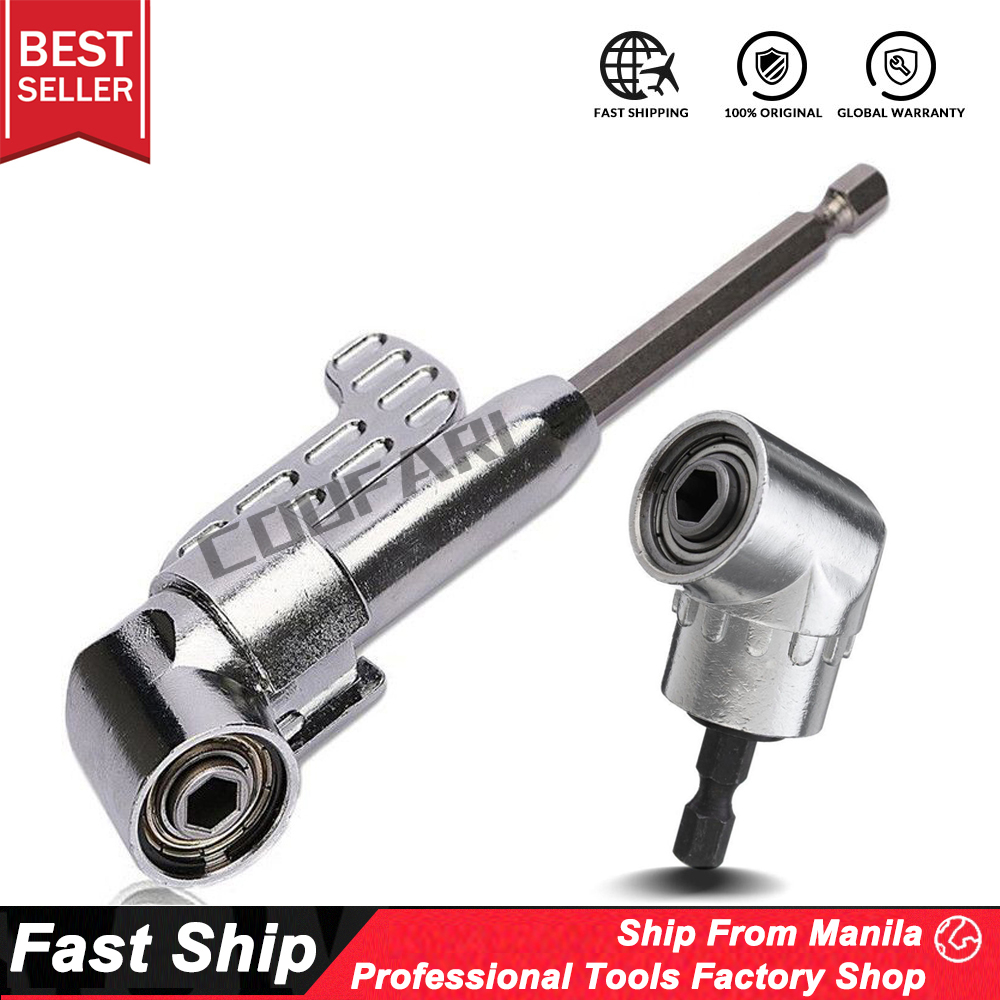 105 Degrees Right Angle Hex Socket Driver Adapter 1/4-Inch Bit ...
