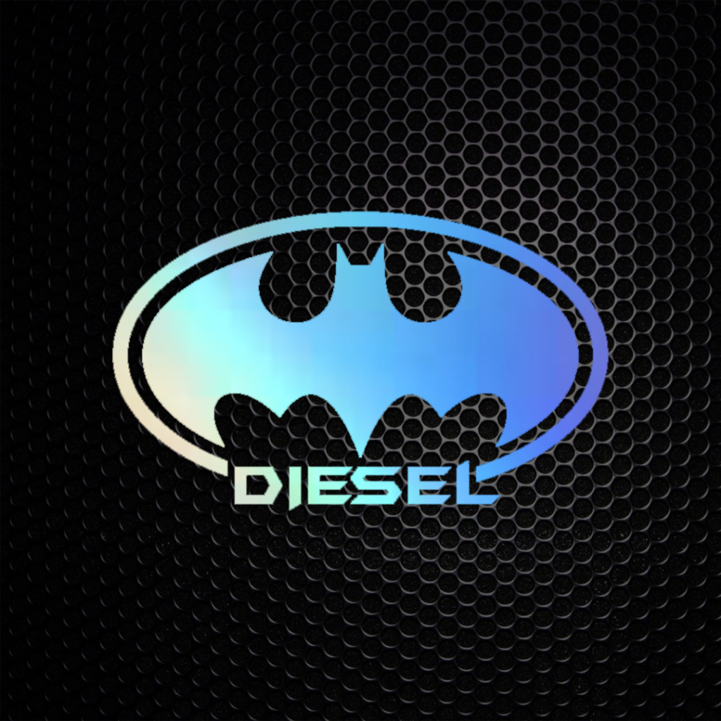 Batman Diesel WATERPROOF STICKER VINYL decal, Gas tank Cover Sticker ...