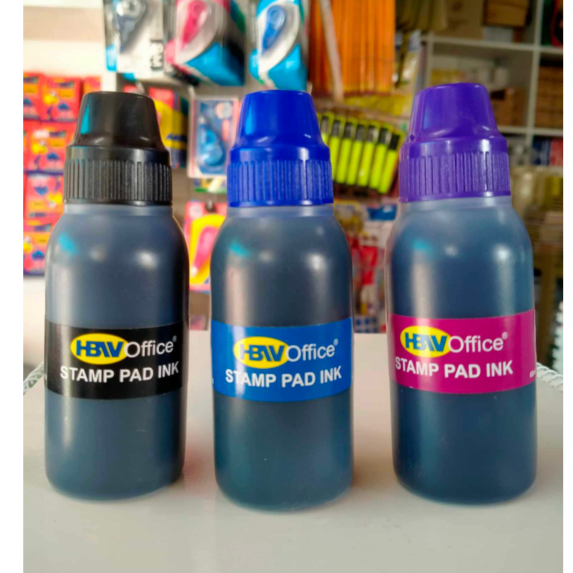 HBW Stamp Pad Ink (Color black, blue, violet) | Shopee Philippines