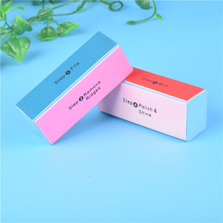 4pc New Nail Buffer Nail File Sanding Block Buffing Professional ...