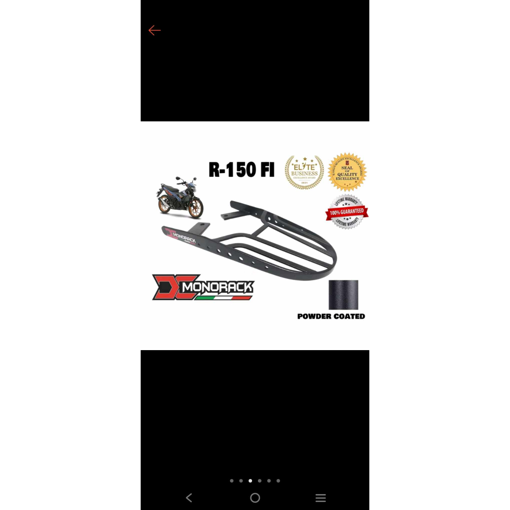 DC MONORACK BRACKET FOR (SUZUKI RAIDER 150 FI) | Shopee Philippines