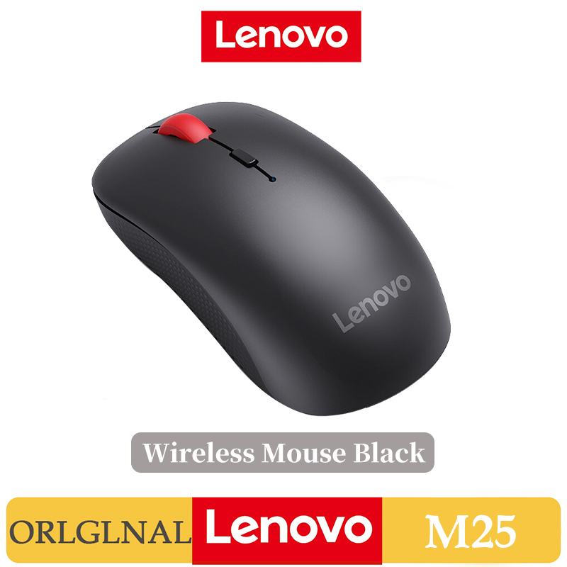 Lenovo M25 Wireless Mouse Computer Laptop Simple Silent Mini Bluetooth ...