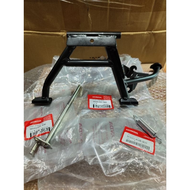 GENUINE MAIN STAND | SHAFT | SPRING Set BEAT Fi V1/v2 CENTER STAND,HGP ...