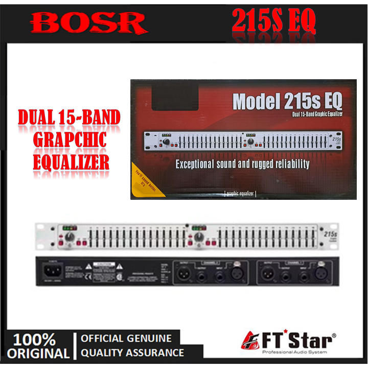 215s EQ Dual 15-Band Graphic Equalizer {Silver} | Shopee Philippines