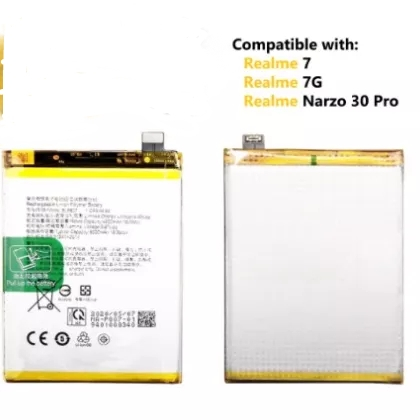 FOR REALME 7 Realme 7 5G Battery BLP807 High Quality Lithium Polymer ...