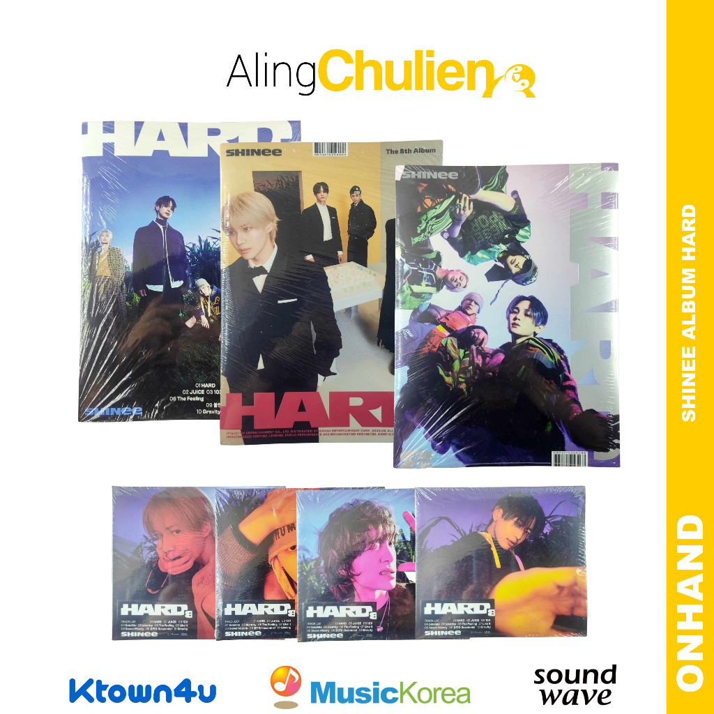 SHINee 8th Album Hard Package Photobook Digipack Ktown4u POB Option ...