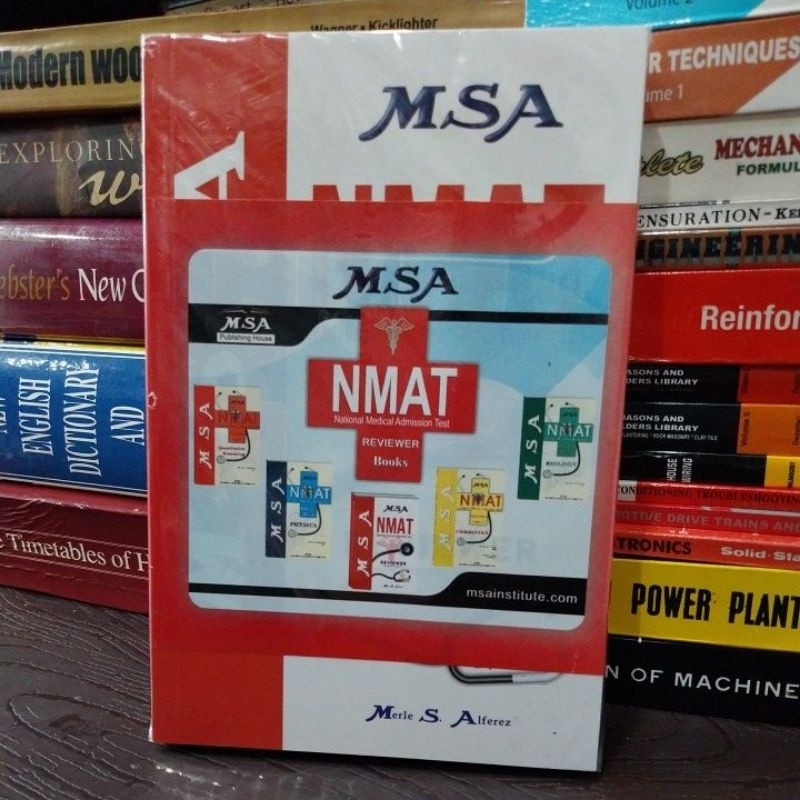 NATIONAL MEDICAL ADMISSION TEST REVIEWER Books (NMAT Set) | Shopee ...