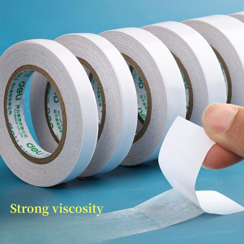 10M Double Sided Adhesive Tape White Super Strong High Quality Tapes School Office Supplies ...