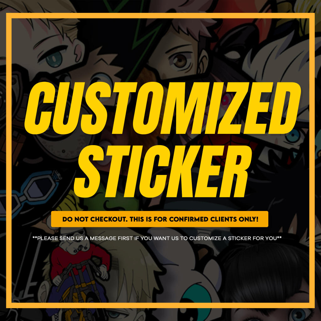CUSTOMIZED STICKER CHECKOUT High Quality Laminated Waterproof Stickers ...