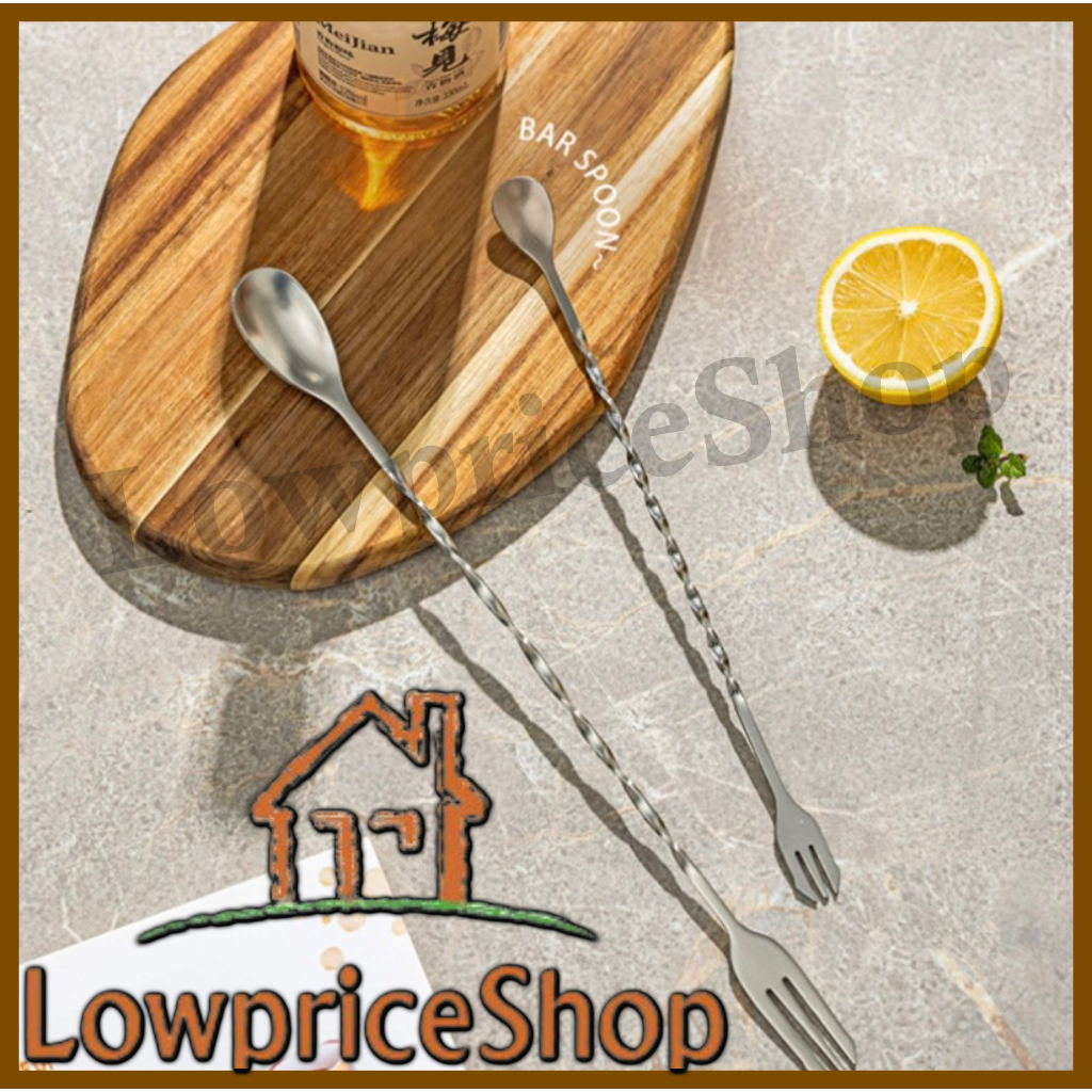 JERRY888 Long-handled cocktail stirrer made of stainless steel, Stirrer ...
