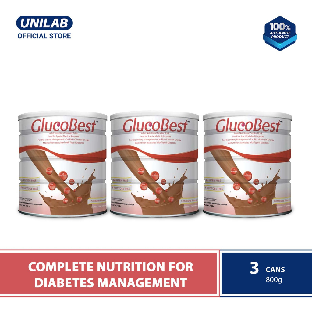 Glucobest GC Chocolate 800g X 3 CANS | Shopee Philippines