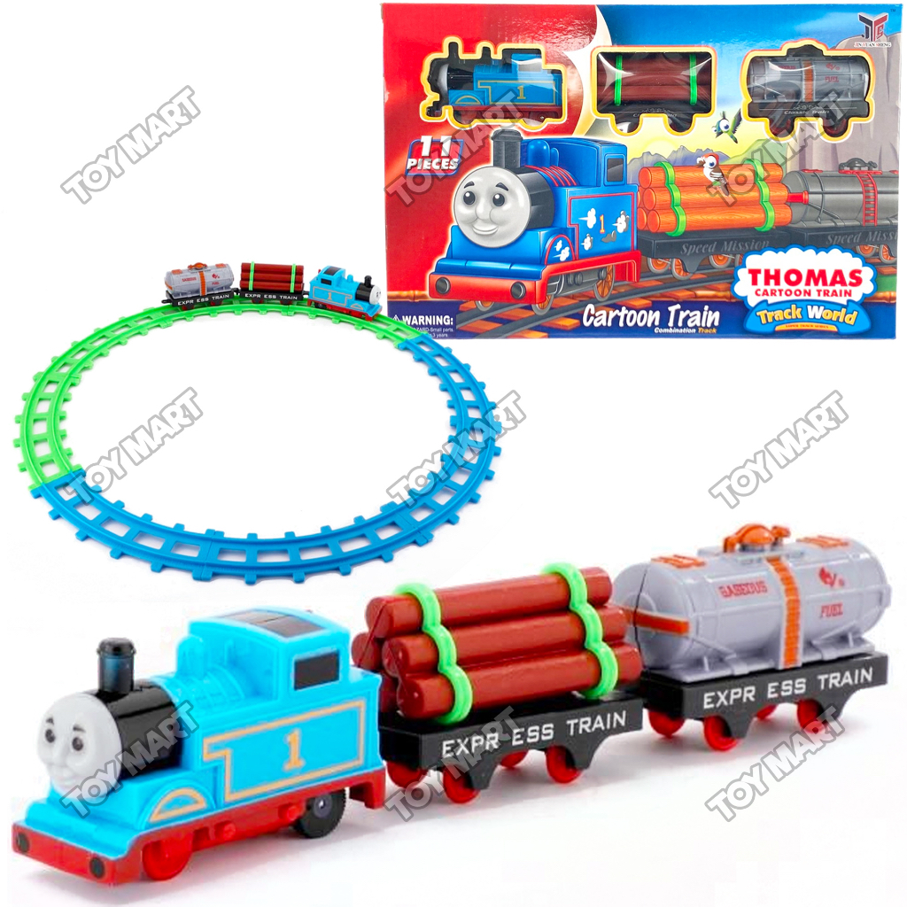 Thomas Track World Express Train Collection 11 Pieces Railway Train Toy ...