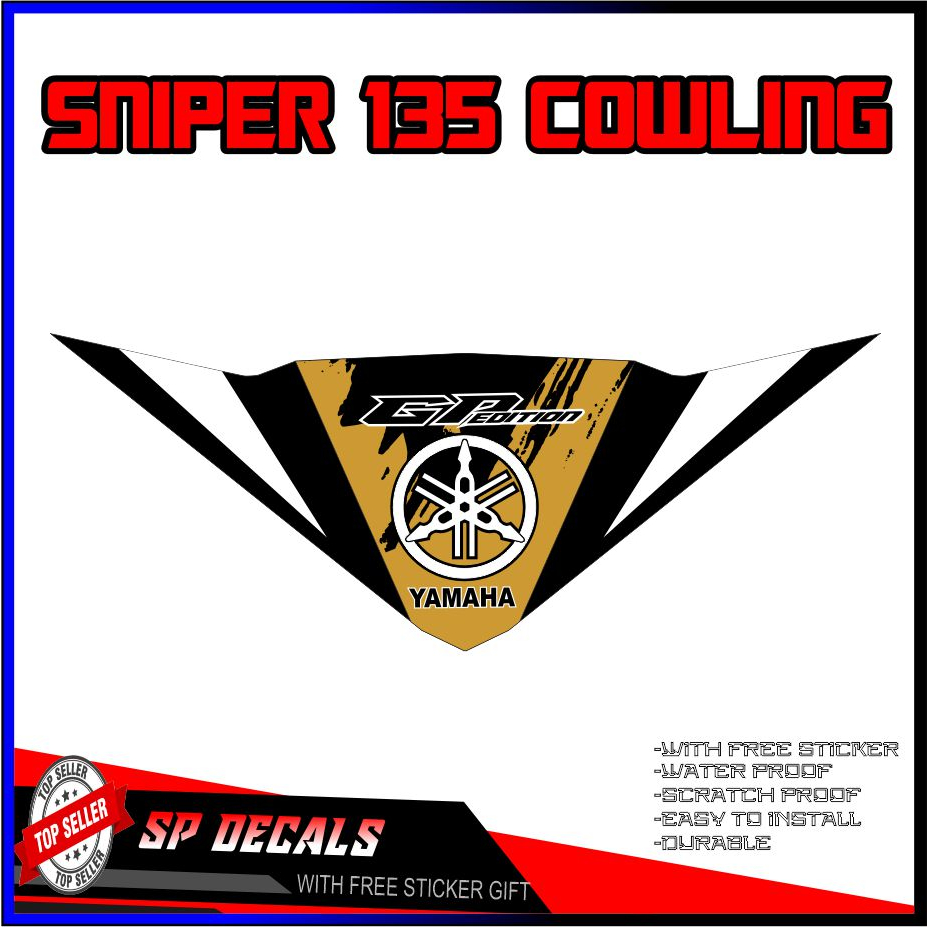 SNIPER MX 135 Yamaha COWLING STICKER DECALS Durable and High quality ...