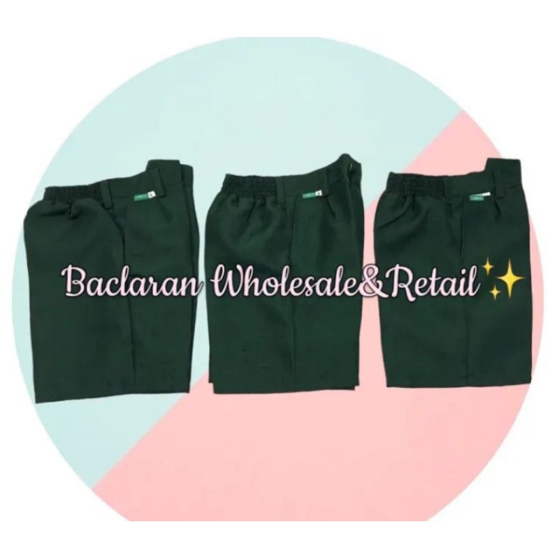 Shorts Battle Green School Uniform ( S - 5XL ) | Shopee Philippines