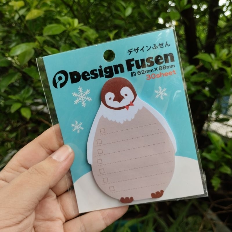 Design Fusen Penguin Bookmark Sticky Notes | Shopee Philippines