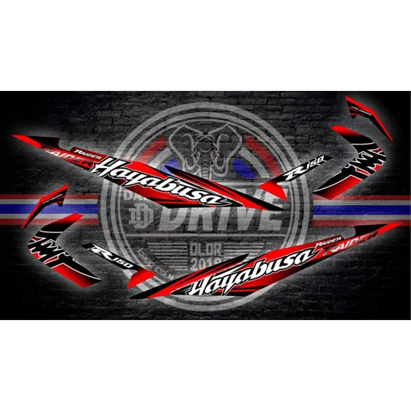 Suzuki Raider 150 Gen2/Newbreed Hayabusa Design Stock Decal | Shopee ...