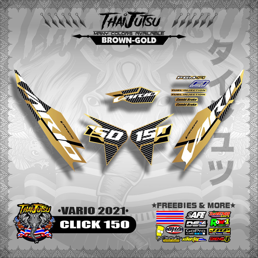 HONDA CLICK 150 DECALS ( VARIO 2021 )【ThaijutsuStickers】 | Shopee ...