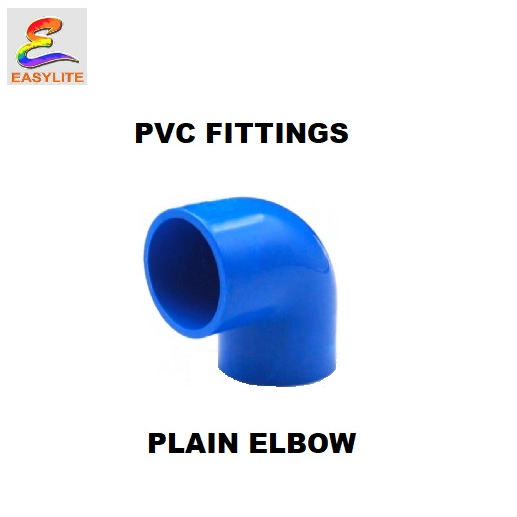 -EASYLITE-BLUE BEST PVC FITTINGS PLAIN ELBOW (3/4") SOLD PER 10PCS ...