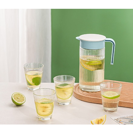 CA LWSJ-L5 220ML DELI glass water Pitcher set five-piece vertical cold ...