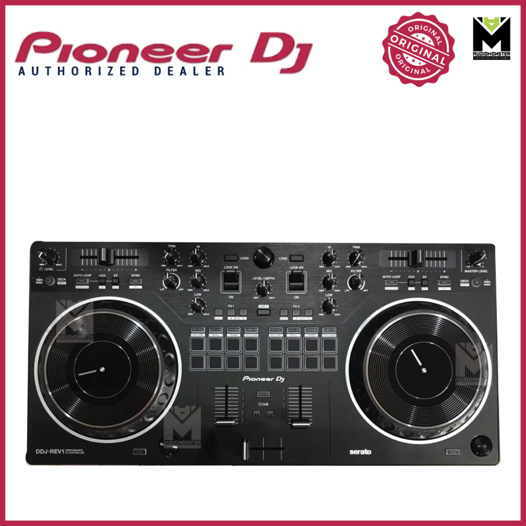 Pioneer DDJ-Rev1 Scratch-style 2-channel DJ controller for Serato DJ ...