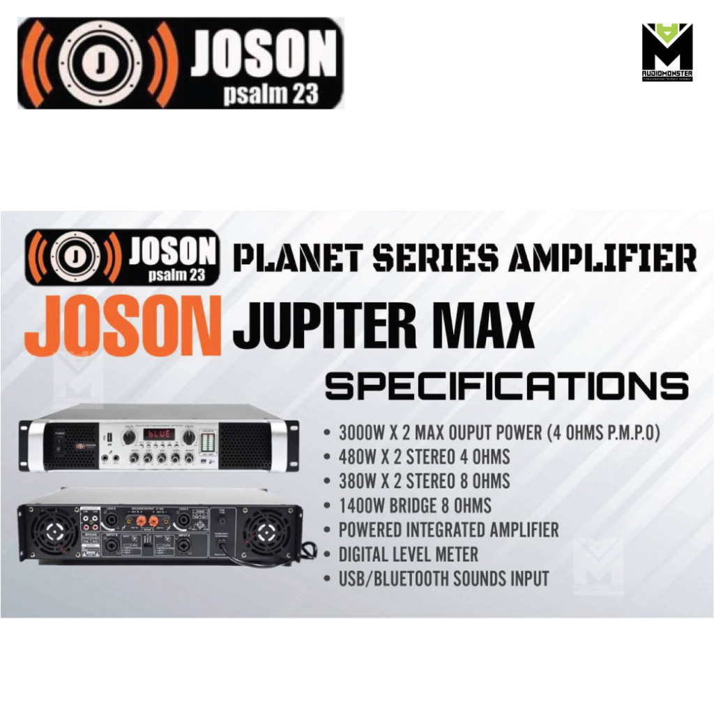 Joson Jupiter Max Intergrated Power Amplifier 2022 | Shopee Philippines