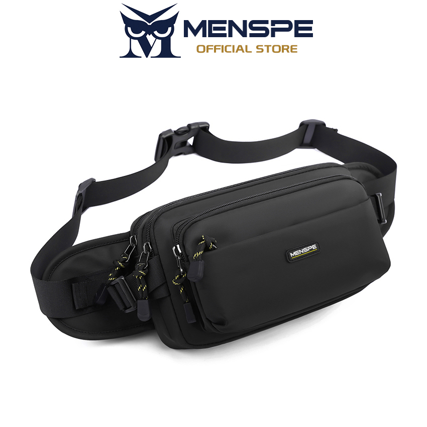 MENSPE Chest Bag for Men Crossbody Waist Bag Waterproof Bag Street ...