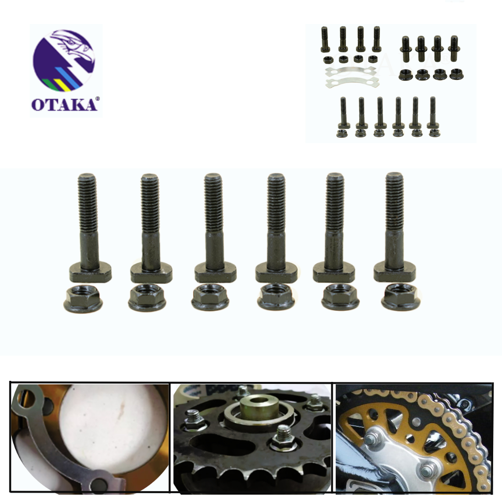 OTAKA MOTORCYCLE SPROCKET BOLT (JAPAN QUALITY) | Shopee Philippines