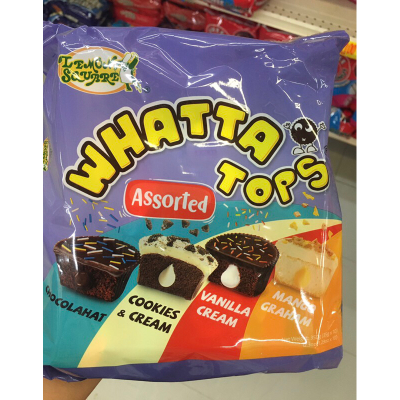 whatta Tops assorted cupcake 1packx10s (Chocolahat, cookies and cream ...