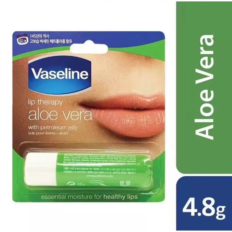 Vaseline Lip Therapy Aloe Vera Lip Balm Stick with Petroleum Jelly 4.8g | Shopee Philippines