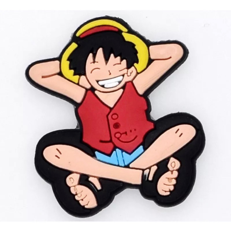 One piece Luffy Croc Shoe CHarms Pins Jibbitz for Crocs | Shopee ...