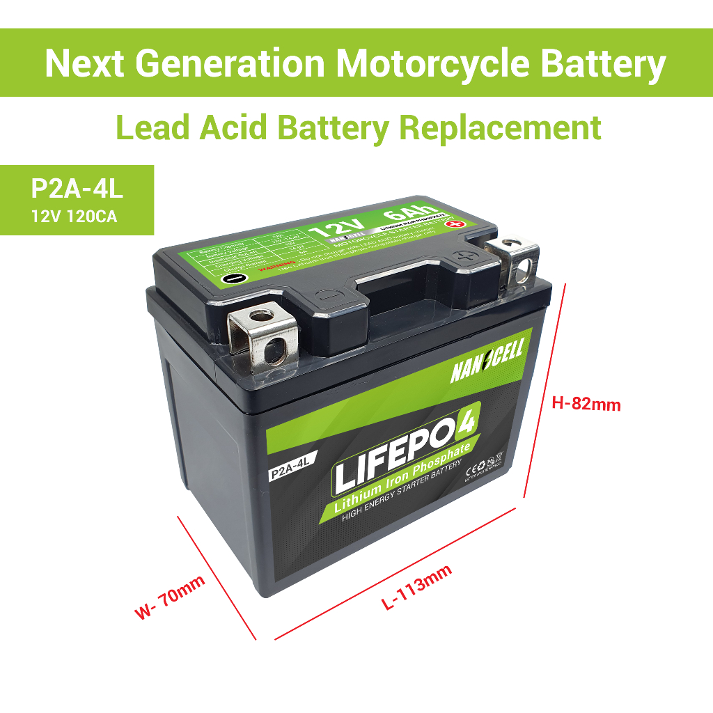 Motorcycle 12V Battery LIFEPO4 Lithium Iron Phosphate | Shopee Philippines