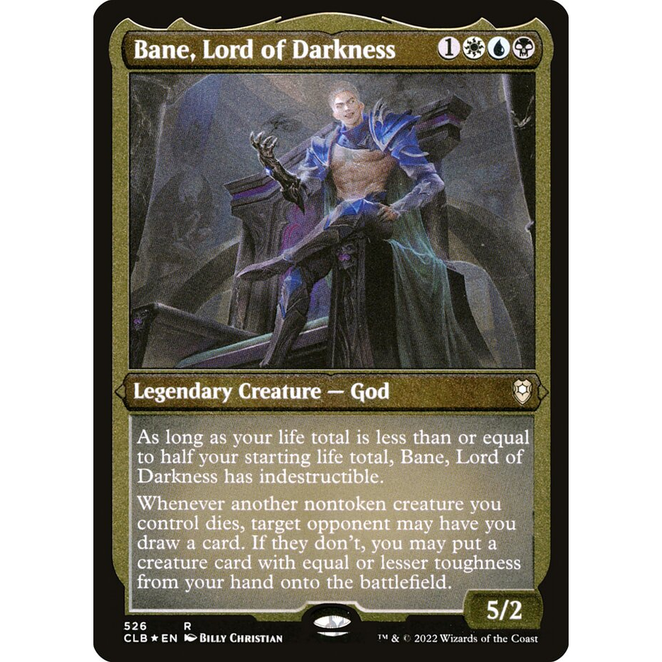 Bane, Lord of Darkness (Foil Etched) - Commander Legends: Battle for ...