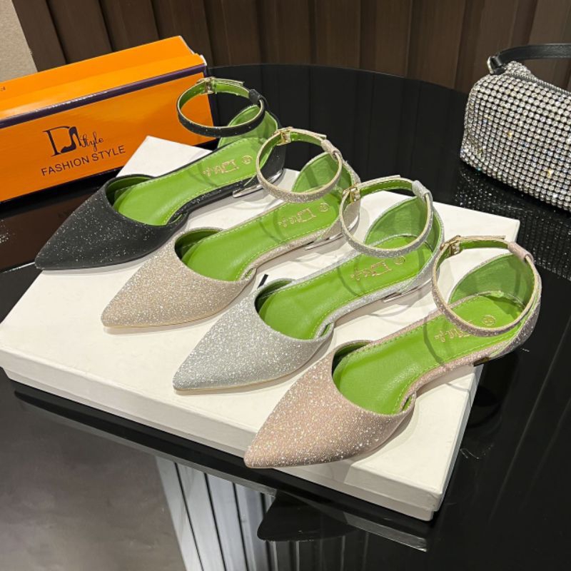 Mkc Classy style Pointed 1inch heels Sandals (9922-4) | Shopee Philippines