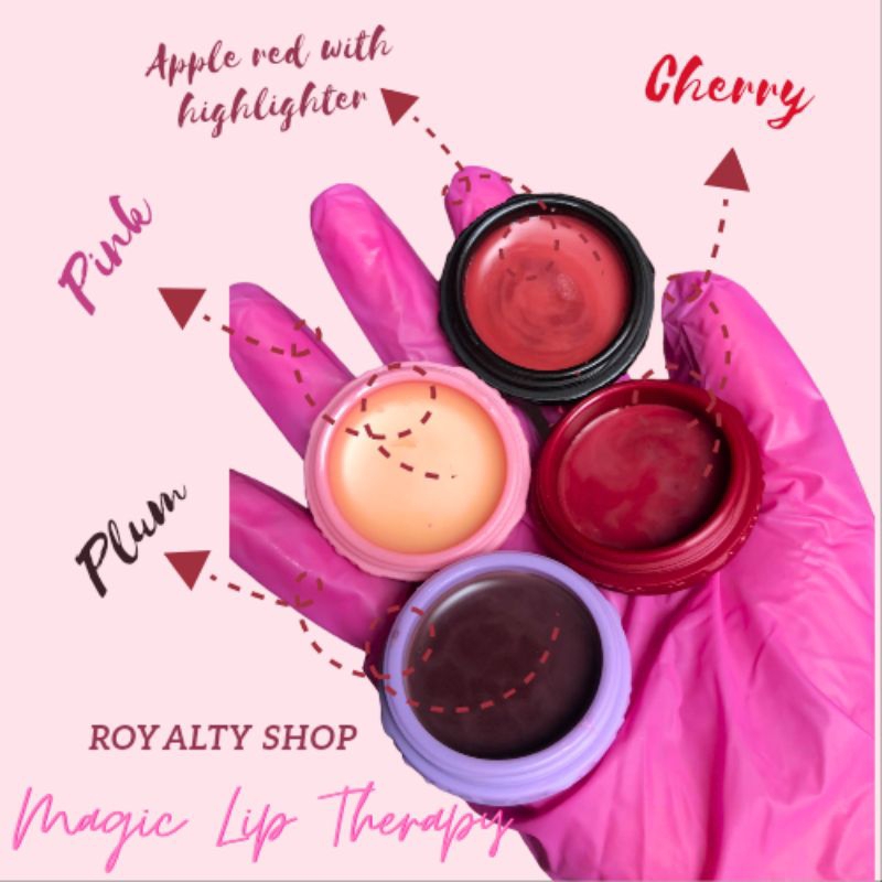 Lip Therapy Magic Lip balm with free spatula ( No sticker ) | Shopee ...