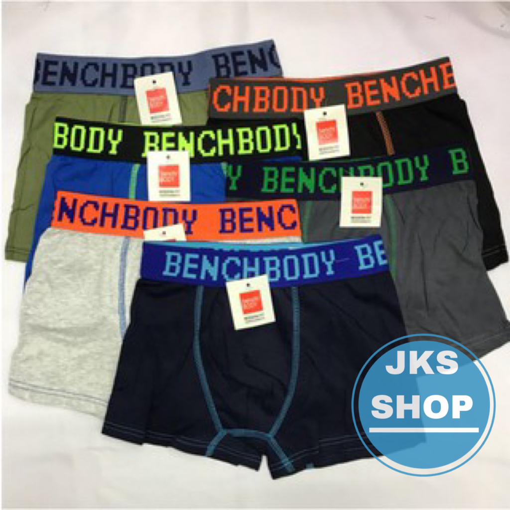 BENCHBODY COD BOXERS for men 100%COTTON 3pcs-6PCS | Shopee Philippines
