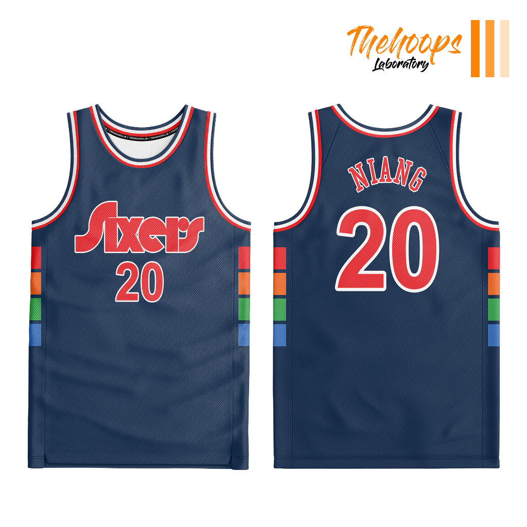 THL I NBA Philadelphia 76ers "Unveil Spectrum-Themed" Jersey Basketball ...