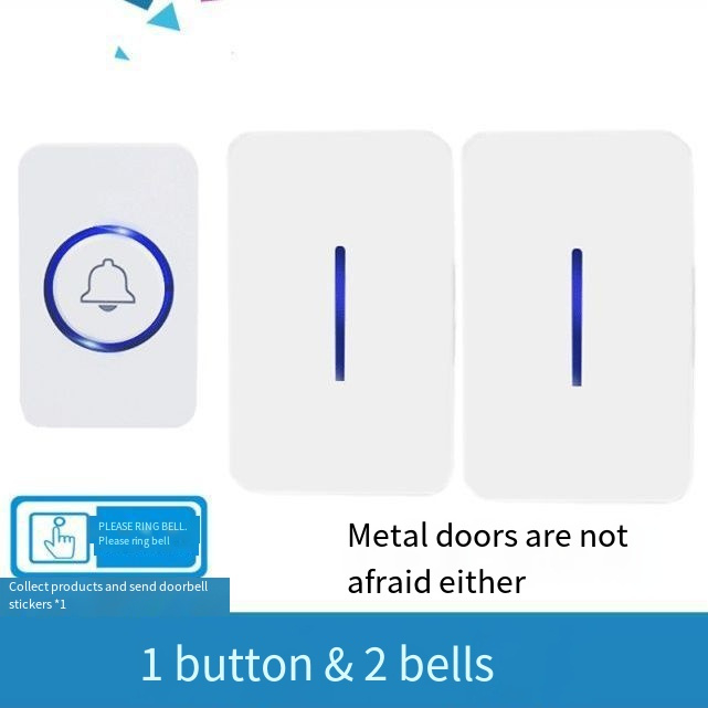 Self-Powered Door bell Wireless Doorbell doorbell outdoor gate No ...