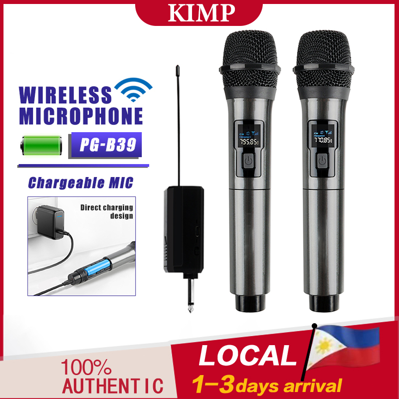 KIMP wireless microphone UR-11D/12D for bluetooth speaker videoke pc ...
