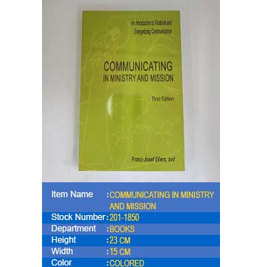 COMMUNICATING IN MINISTRY AND MISSION | Shopee Philippines