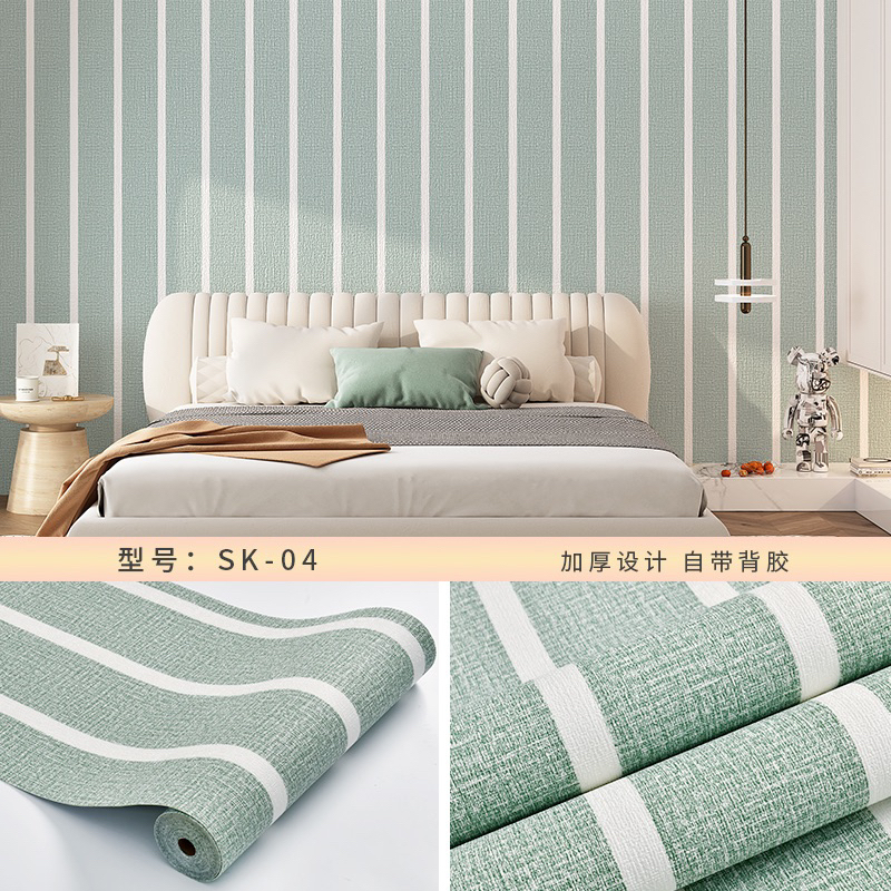 JT3 3D Linen Wall Sticker PE Foam Waterproof Anti-collision Self ...