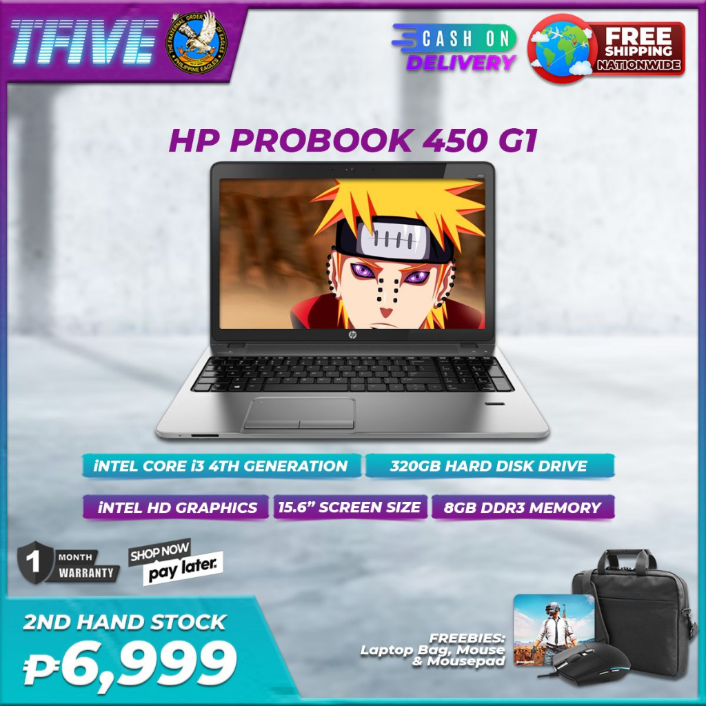 Laptop HP 450 G1 Intel Core i3 4th Gen 8GB RAM 320GB HDD | Shopee ...