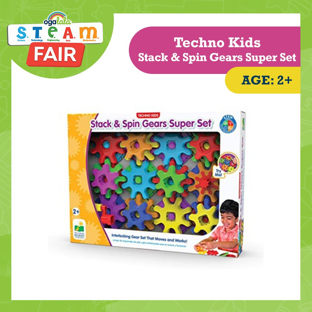 The Learning Journey Stack and Spin Gears Super Set | Shopee Philippines