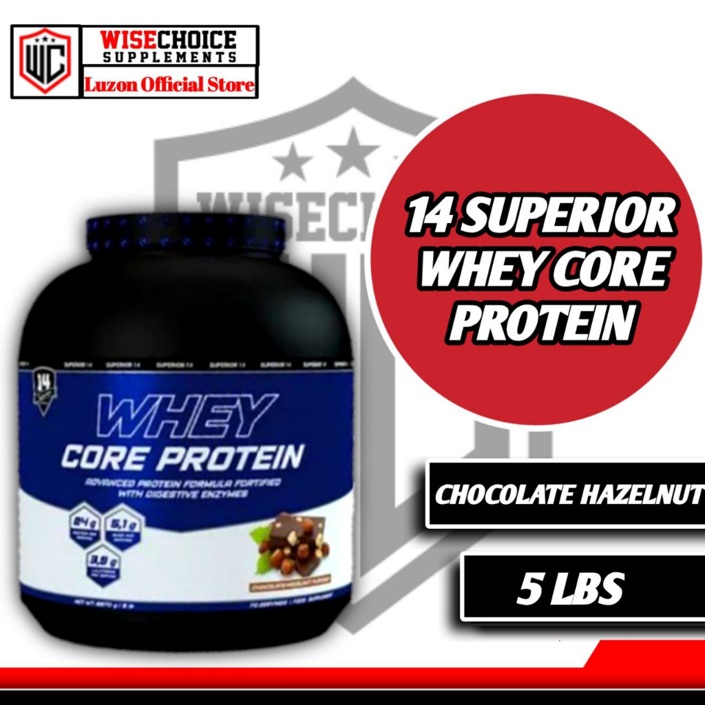 14 SUPERIOR WHEY CORE PROTEIN 5 LBS CHOCOLATE HAZELNUT | Shopee Philippines