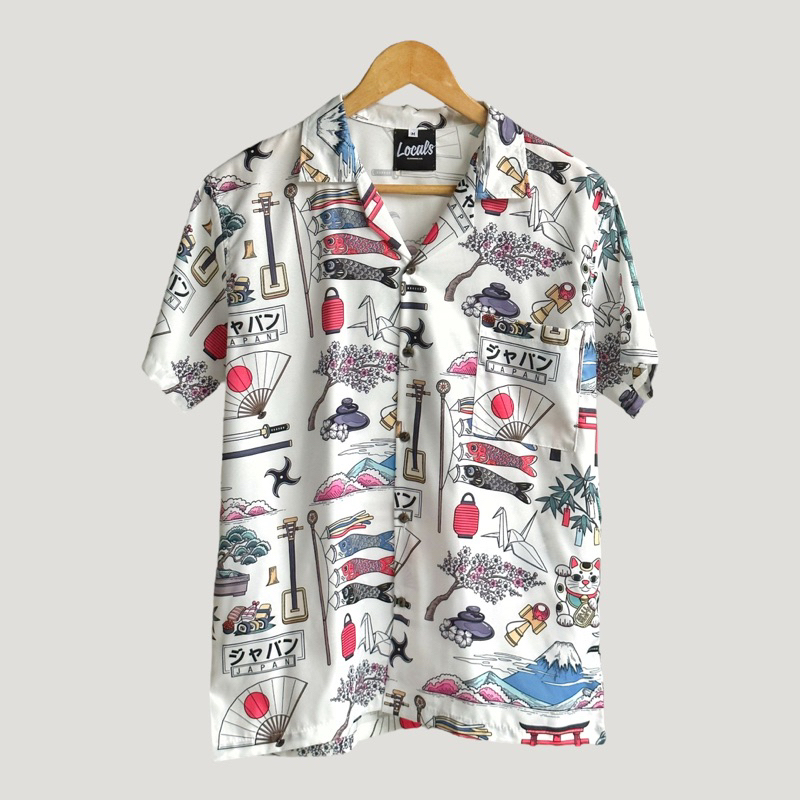 JAPANESE PRINT KYOTO POLO FOR MEN LOCALS CLOTHING CO (LOCALSPH ...