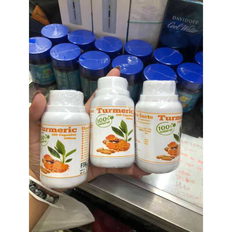 TURMERIC PURE CAPSULES 100capsules (Luyang Dilaw) | Shopee Philippines